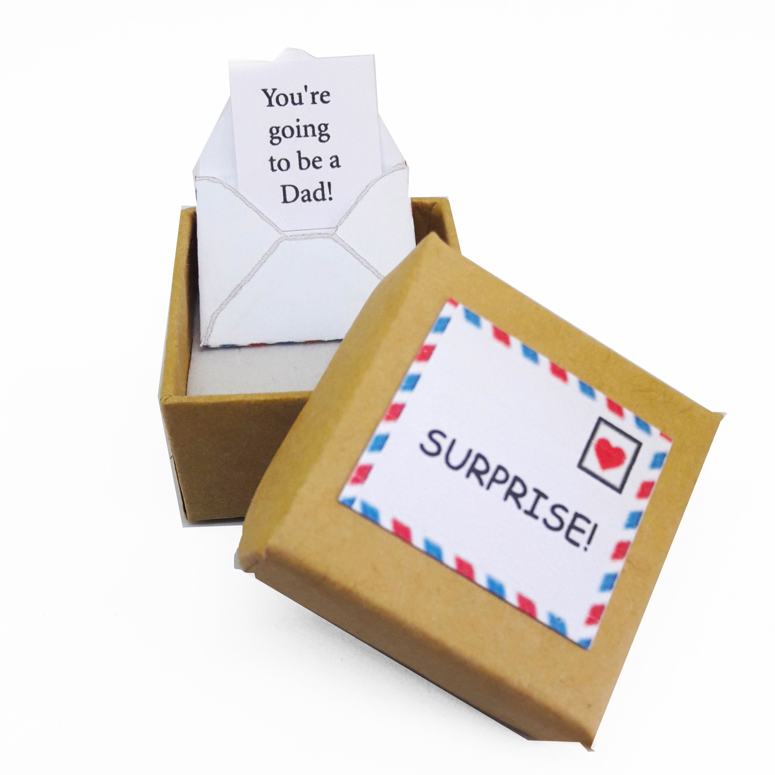 Pregnancy Announcement to Husband Announcement Box Going to - Etsy Canada