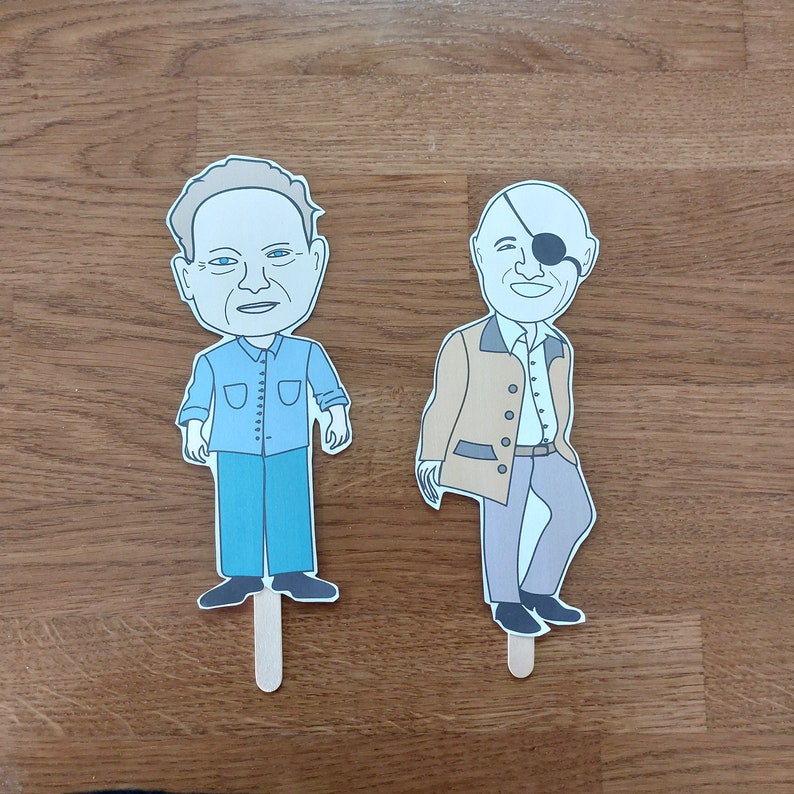 Printable Israel Leaders Stick Puppets, Instant Download, PDF Download ...