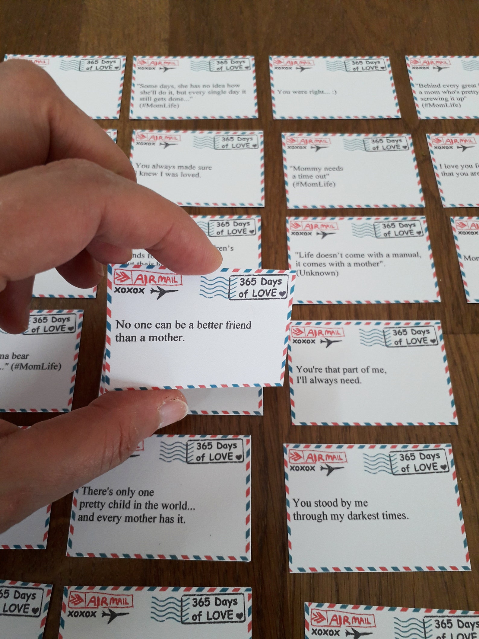 365 Love Notes Mothers Day Gift Mothers Day Personalized - Etsy