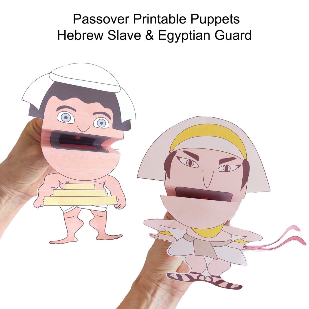 9 Printable Passover Puppets, Instant Download, Passover Download ...