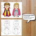 11 Printable Purim Puppets, Instant Download, Purim Download, Stick ...
