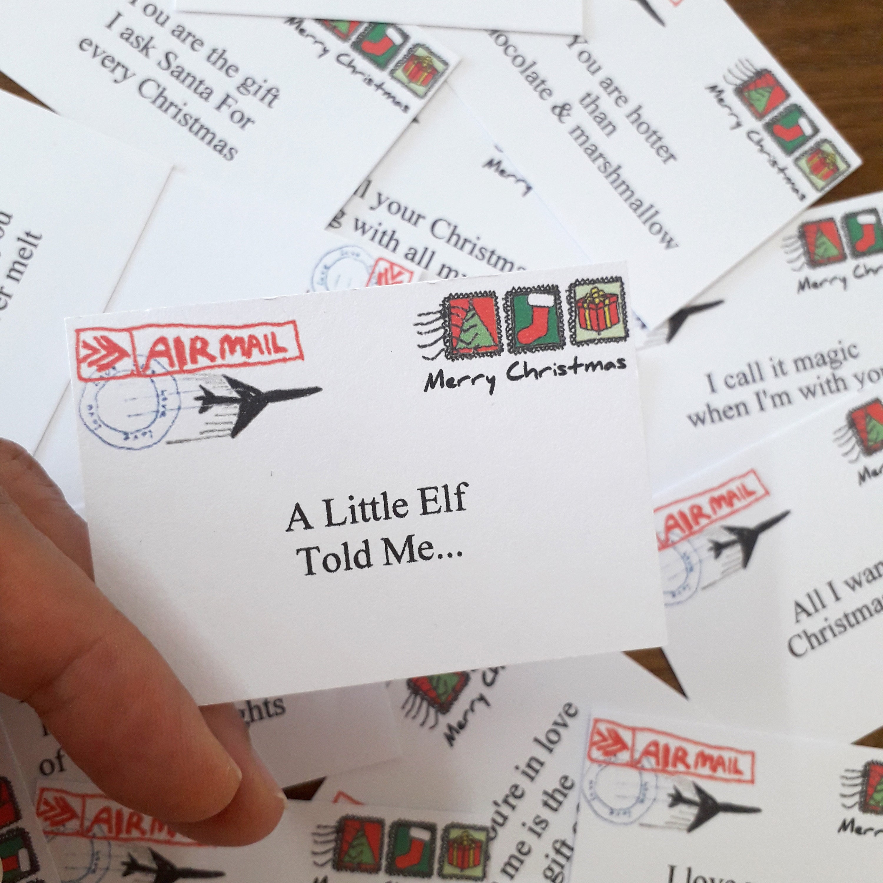 Christmas Love Cardeditable Printable Stocking Filler - Etsy