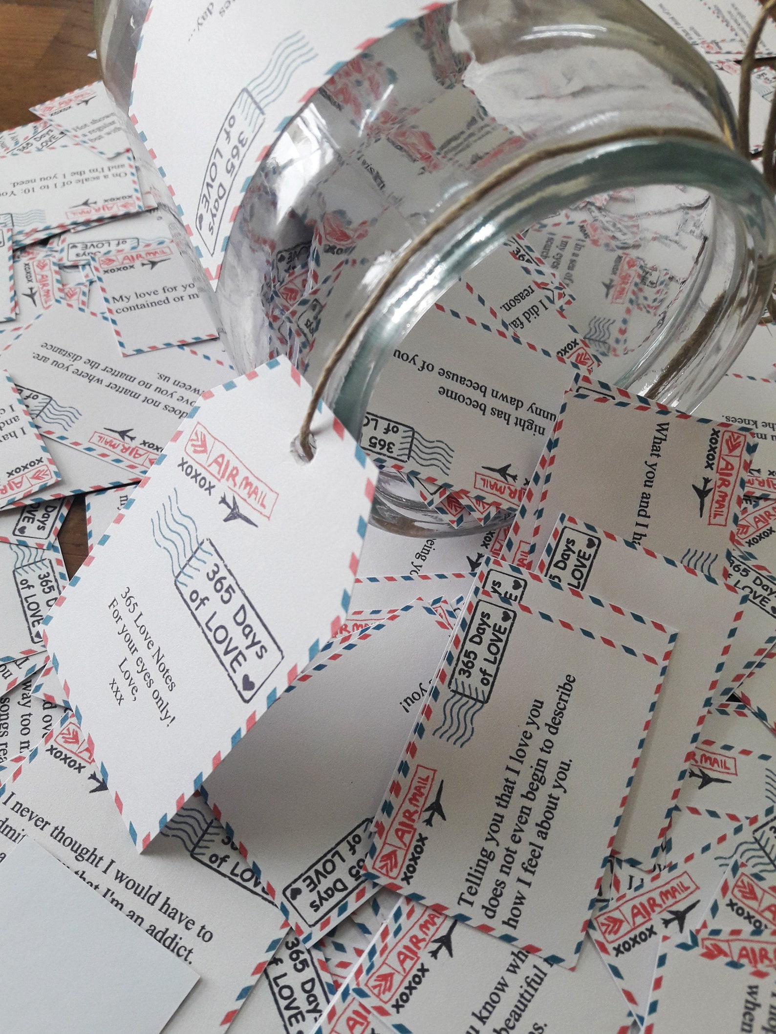 Printable Love Notes Sentimental 365 Reasons Why I Love You - Etsy