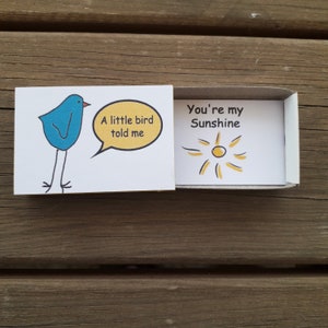 My Perfect Match, Love Card for Him, Special Greeting Card, Matchbox ...