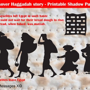 Printable Passover Shadow Puppets, Instant Download, Ten Plagues ...