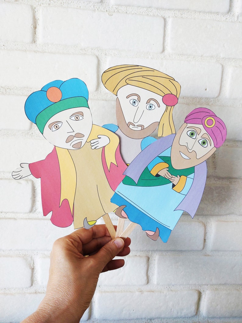 11 Printable Purim Puppets Instant Download Purim Download - Etsy