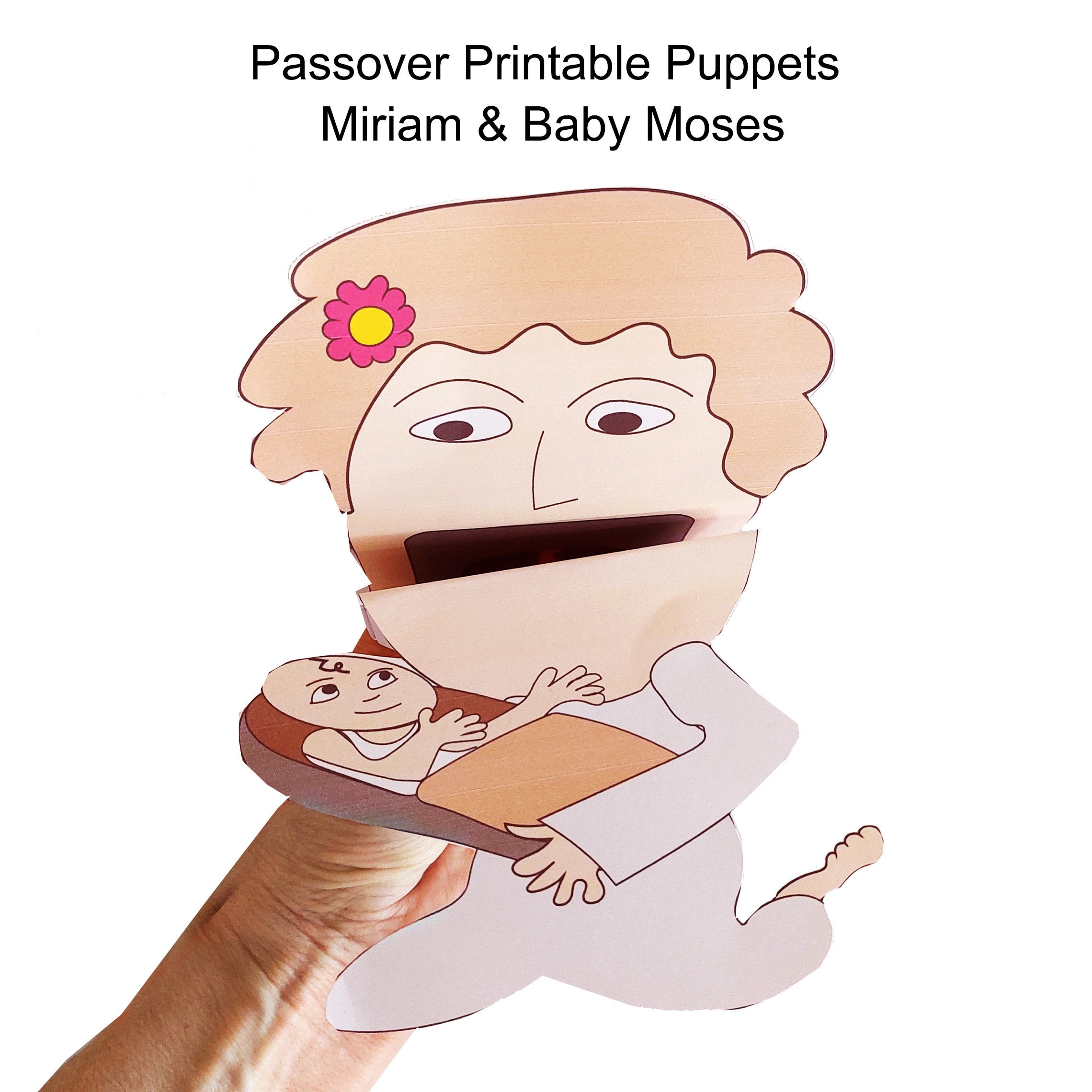 9 Printable Passover Puppets, Instant Download, Passover Download ...