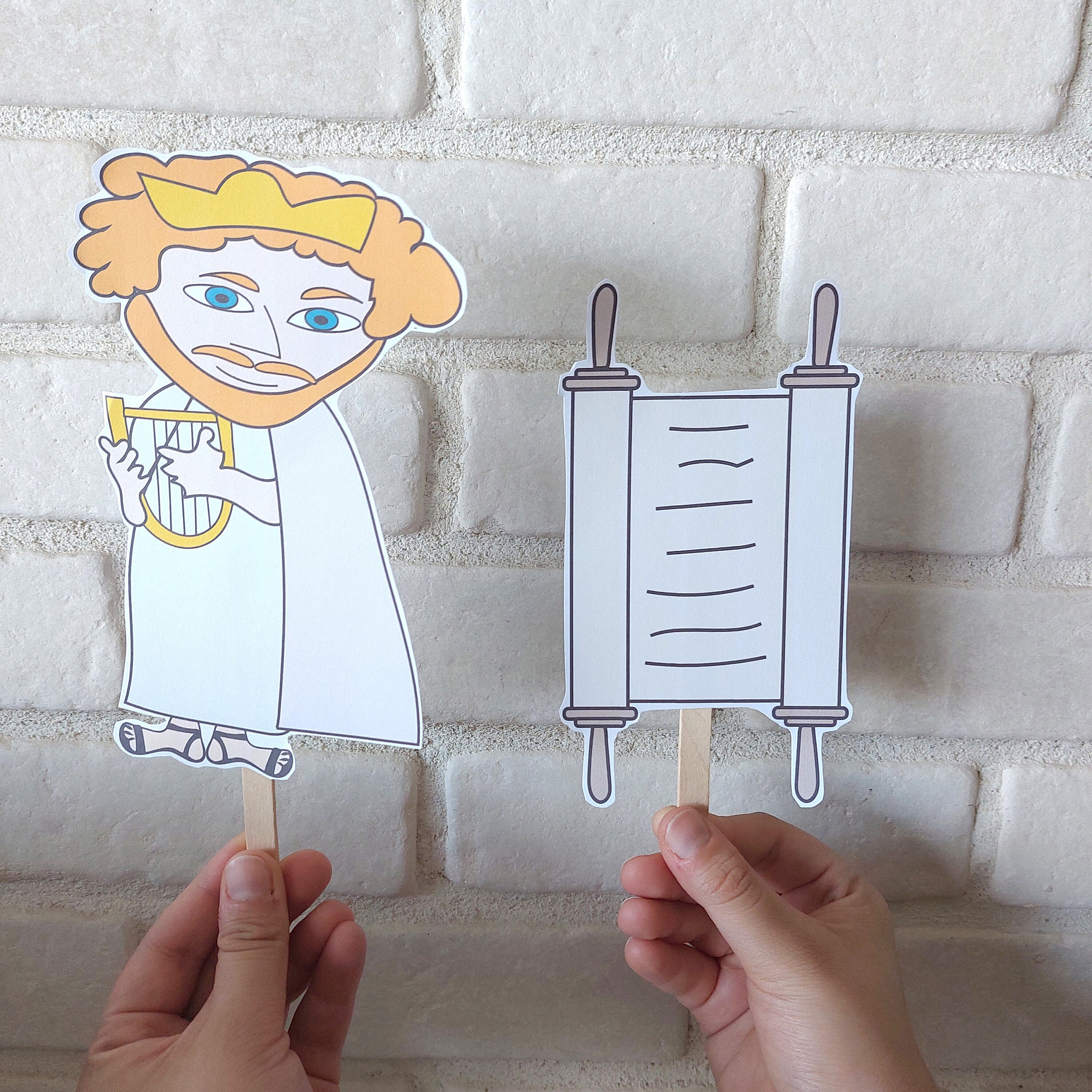 Printable Ushpizin Puppets Instant Download High Holidays - Etsy