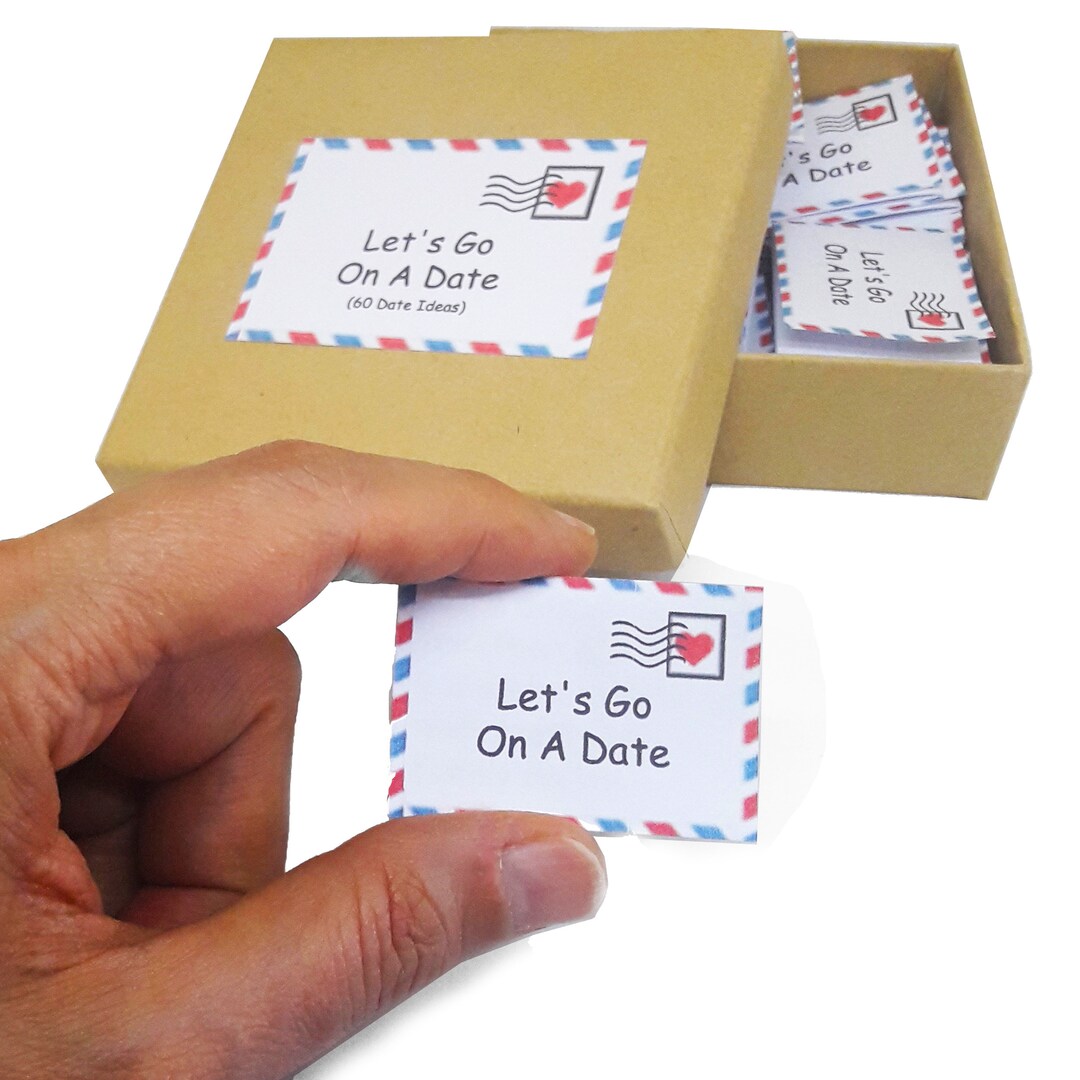 Date Night Box, 60 Date Night Ideas, Romantic Gift, for Wife, for ...