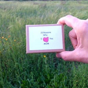 Mother's Day Card ,mom Card, Love Cards, Reasons Why, Mom Love Card ...