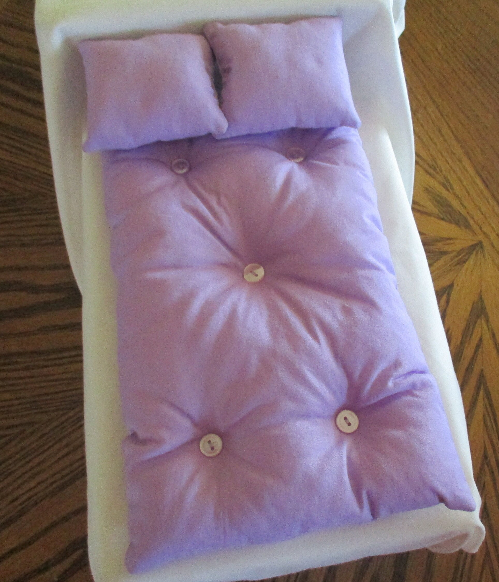 Doll Bed Double Mattress and Pillow Set for 12 Inch Dolls - Etsy