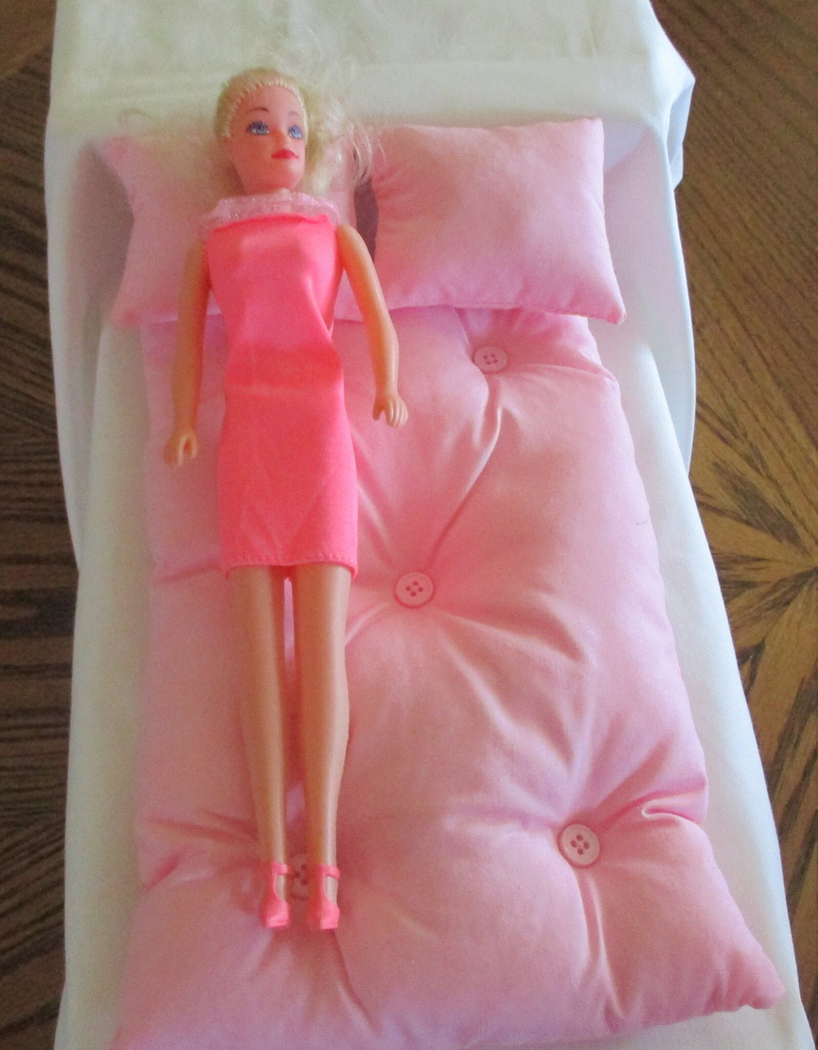 Doll Bed Double Mattress and Pillow Set for 12 Inch Dolls - Etsy