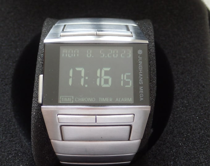 JUNGHANS Mega 1000 Stainless Steel Fully Serviced Watch Out of ...