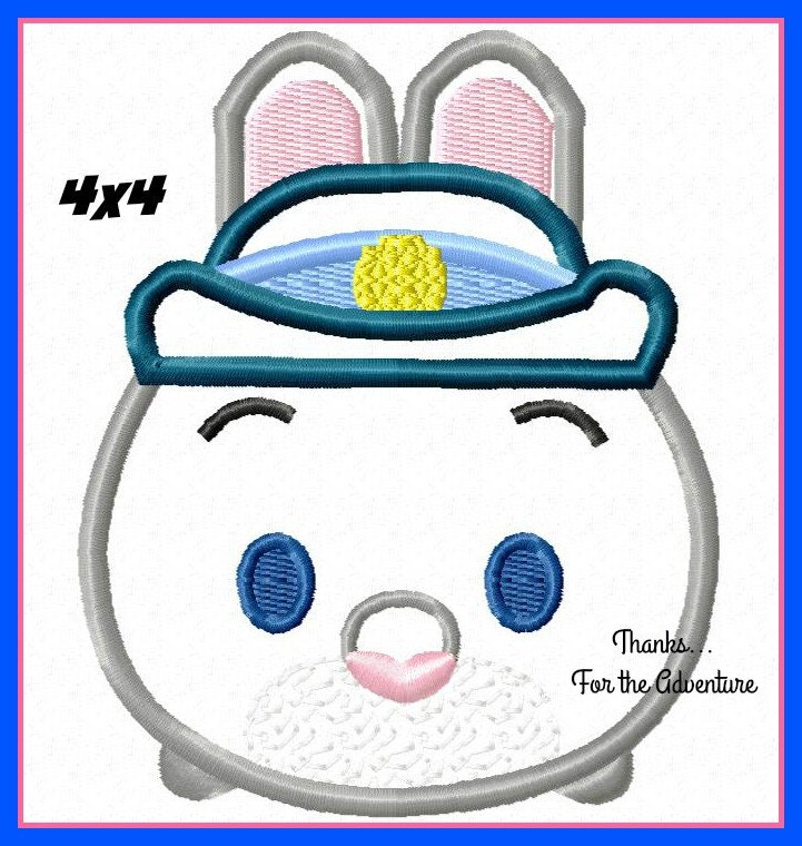 Judy Hopps From Zootopia Tsum Tsum Digital Embroidery Machine - Etsy