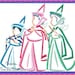 Flora Fauna Merriweather Three Good Fairies From Sleeping Beauty Sketch ...