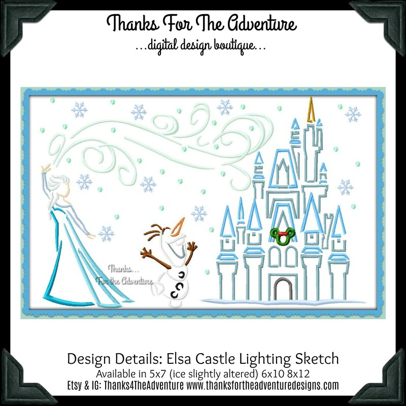 Frozen Embroidery - Etsy