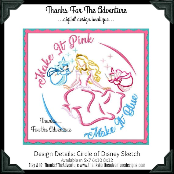Make It Pink Make It Blue Sleeping Beauty Princess Aurora Good - Etsy