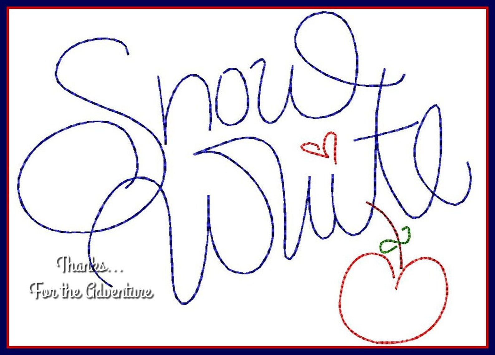 14 Princess Autograph Design Pack Digital Embroidery Machine Files ...