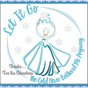 Let It Go Queen Elsa From Frozen 2 Sketch Combo Digital Embroidery ...
