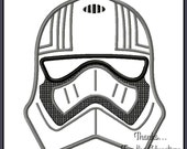 Captain Phasma From Star Wars Force Awakens Digital Embroidery - Etsy