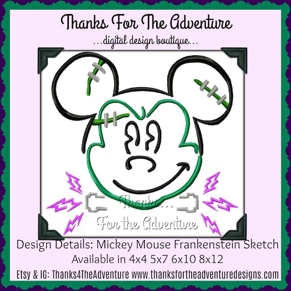 Mickey Mouse Frankenstein - Etsy