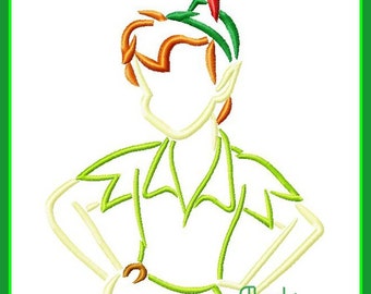 Peter Pan Autograph Digital Embroidery Machine Design File 4x4 | Etsy