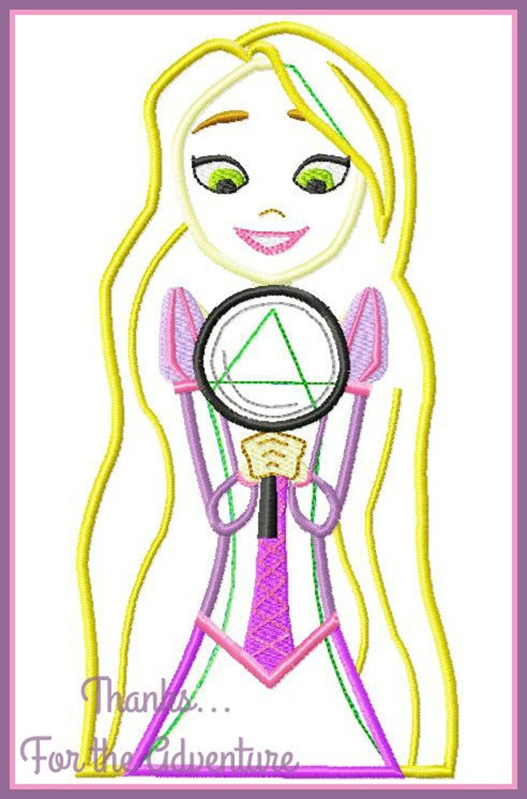 Rapunzel Tangled Drawing Frying Pan