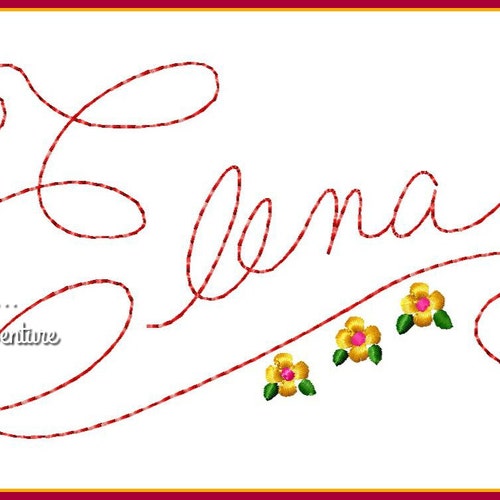 Princess Cinderella Autograph Digital Embroidery Machine - Etsy