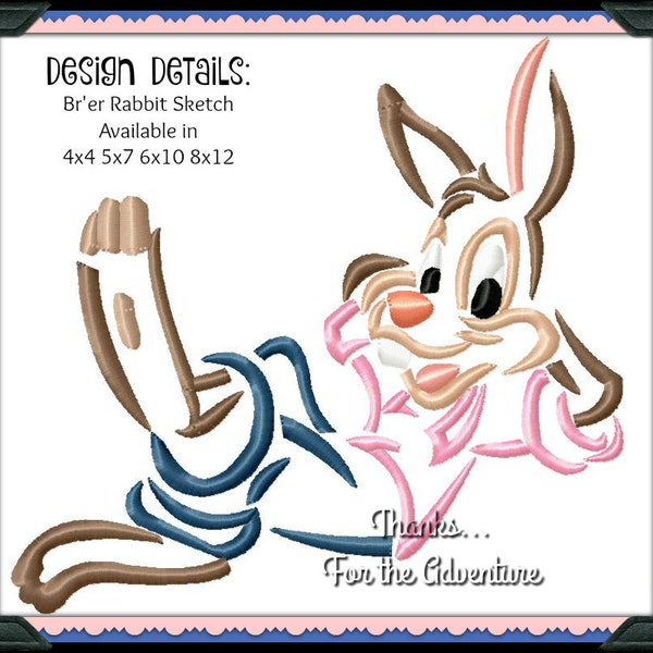 Rabbit Embroidery - Etsy