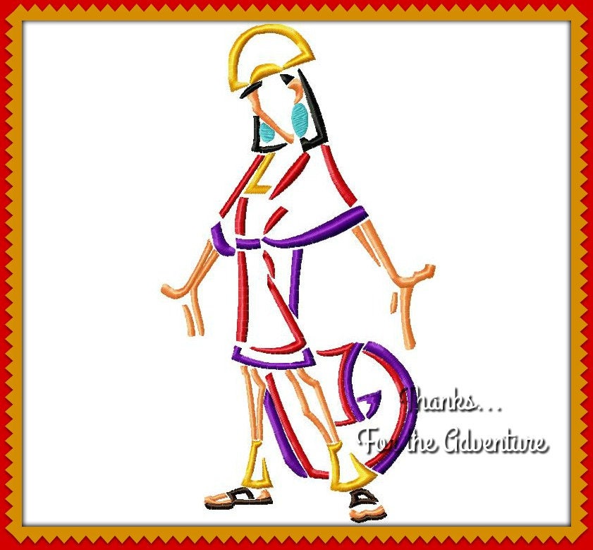 Kuzco From the Emperor's New Groove Sketch Digital Embroidery Machine ...