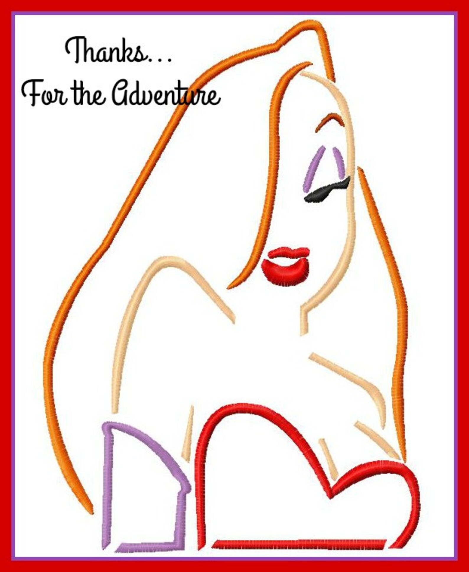 Jessica Rabbit From Who Framed Roger Rabbit Sketch Digital - Etsy Australia