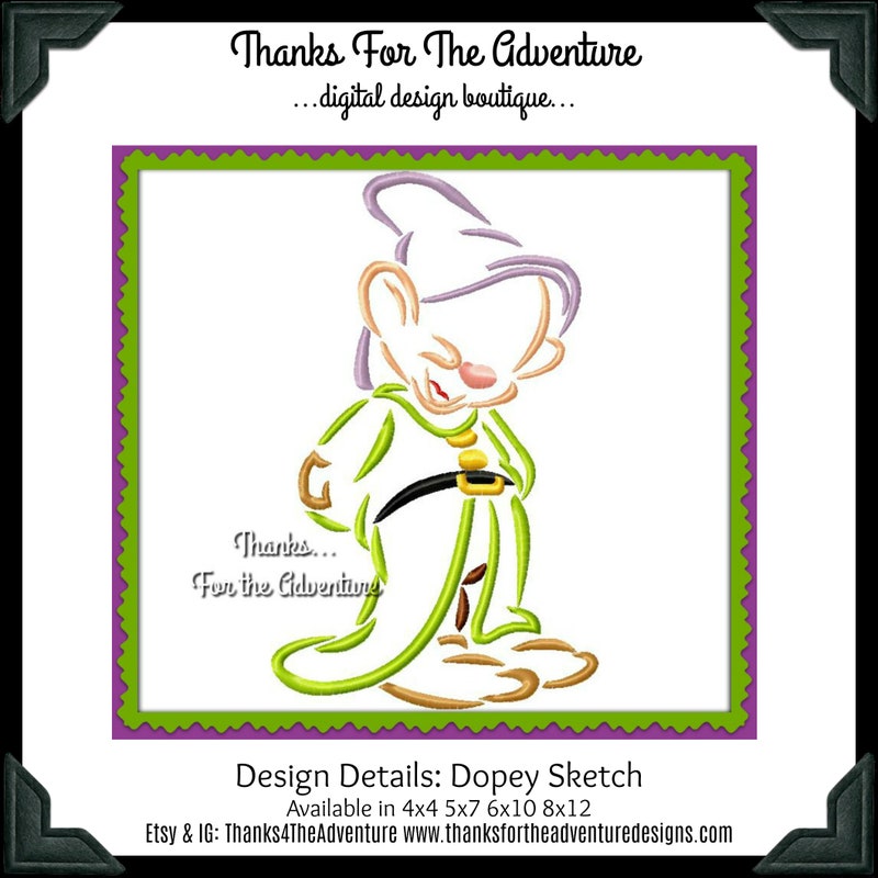 Dopey Dwarf Pattern - Etsy