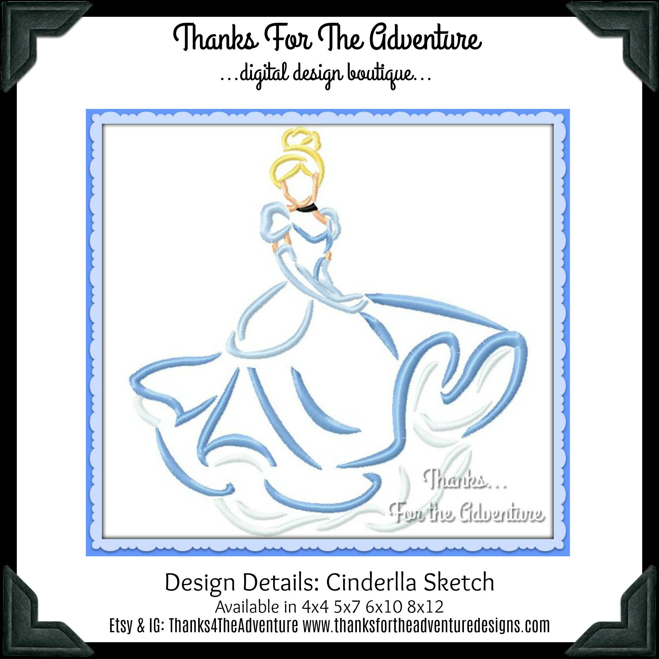 Cinderella Borders For A Page