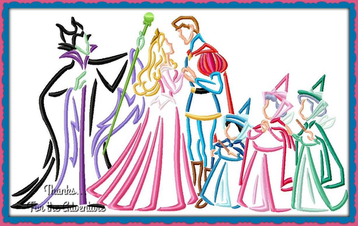 Princess Sleeping Beauty Aurora Maleficent Prince Phillip Good - Etsy