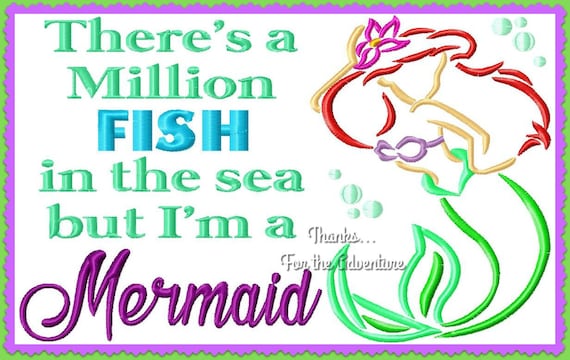 There's a Million Fish in the Sea but I'm a Mermaid - Etsy