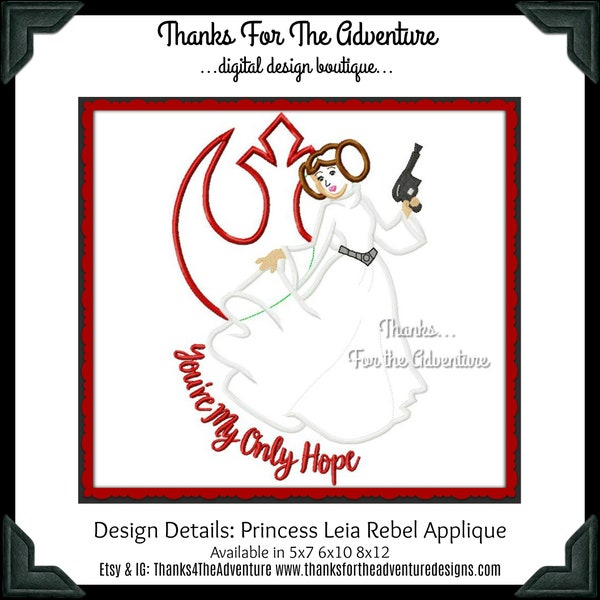 Rebel Applique - Etsy