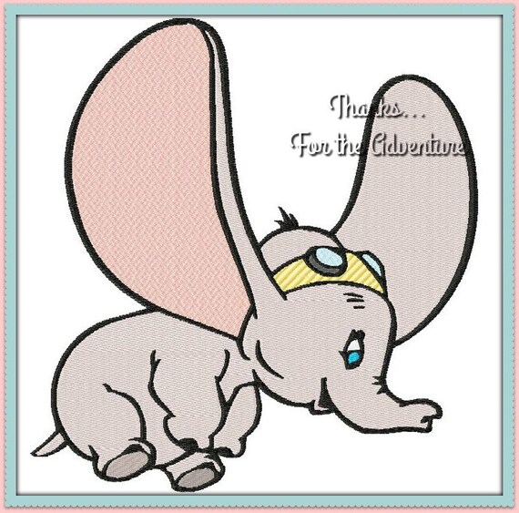 Dibujo De Dumbo Volando Un Piloto De Elefante Lindo Volando Un