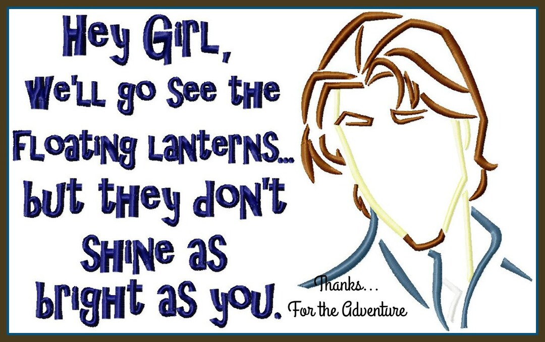 Eugene Aka Flynn Rider Hey Girl Combo Design From Tangled Sketch ...