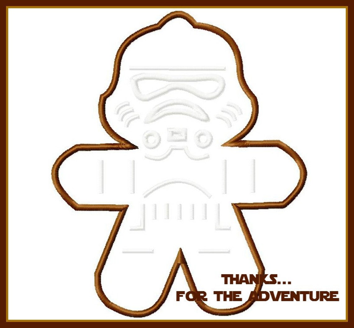 Star Wars Stormtrooper Darth Vader Dark Side Gingerbread | Etsy