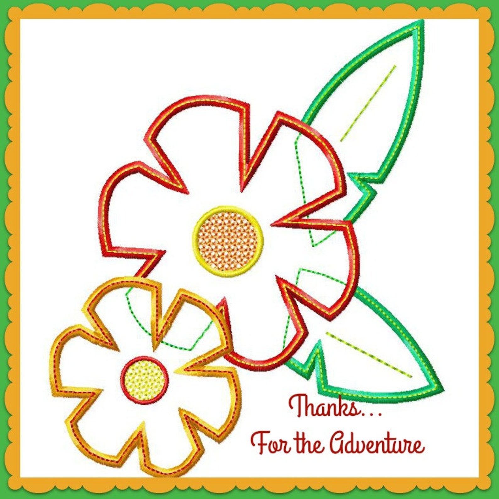 Moana Polynesian Island Princess Flowers Digital Embroidery Machine ...