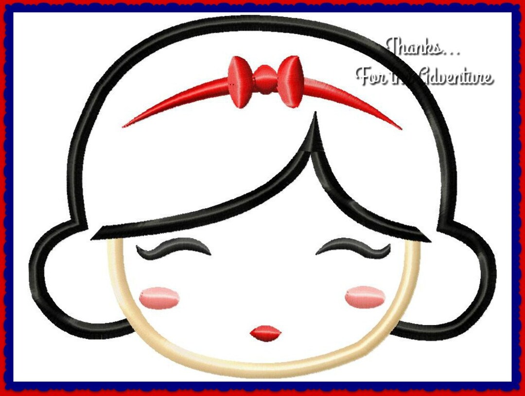 Little Princess- "little Snow White" Princess Snow White Head Digital ...