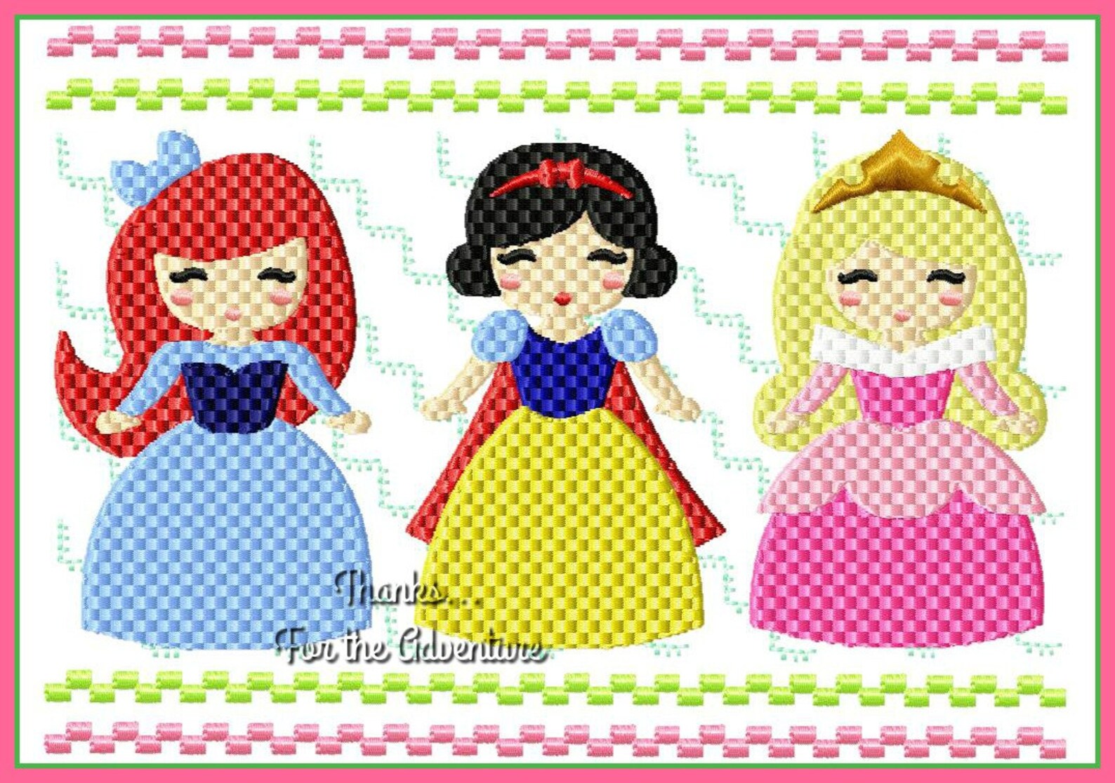 Ariel the Little Mermaid Snow White and Princess Aurora - Etsy
