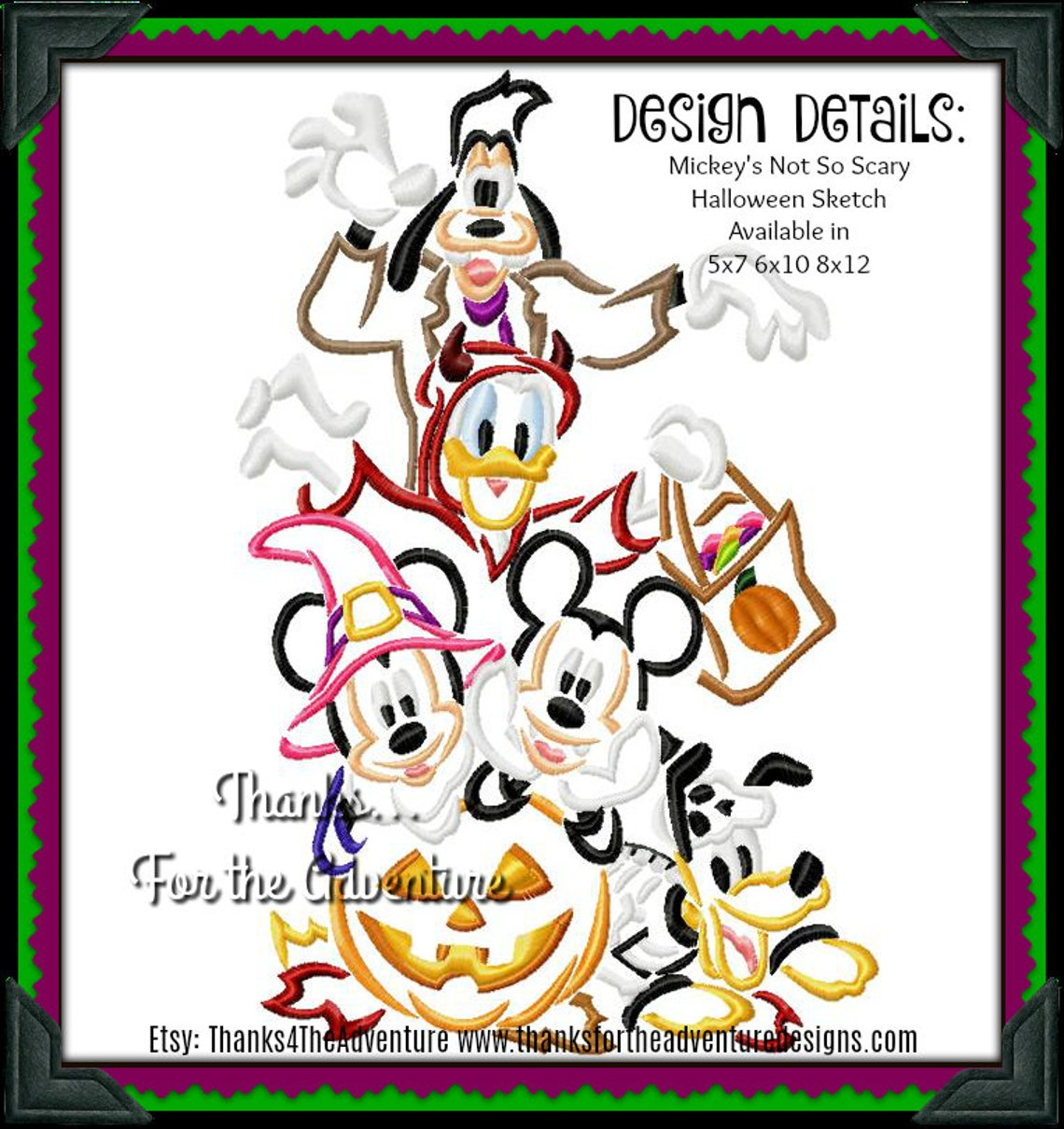 Halloween MNSSHP Party Mickey Mouse Minnie Donald Duck Goofy Pluto ...