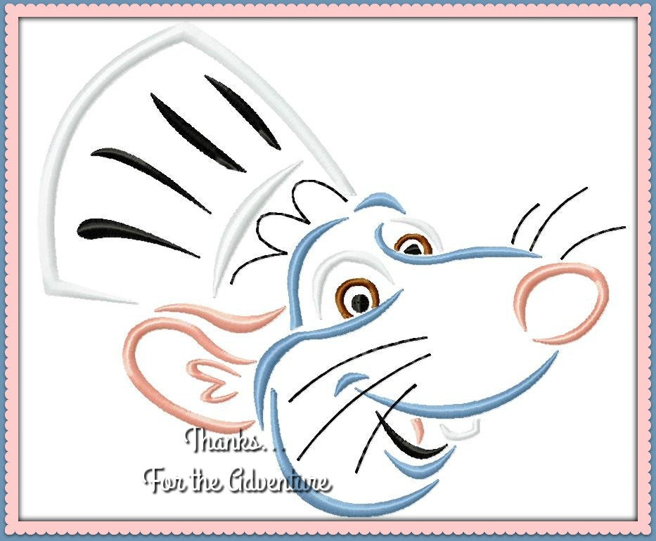 Sketch Remy the Little Chef From Ratatouille Food and Wine | Etsy