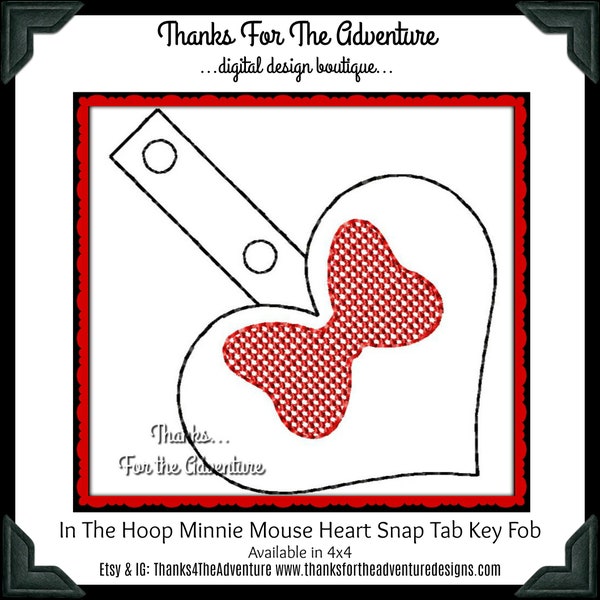 Mickey Snap Tab - Etsy