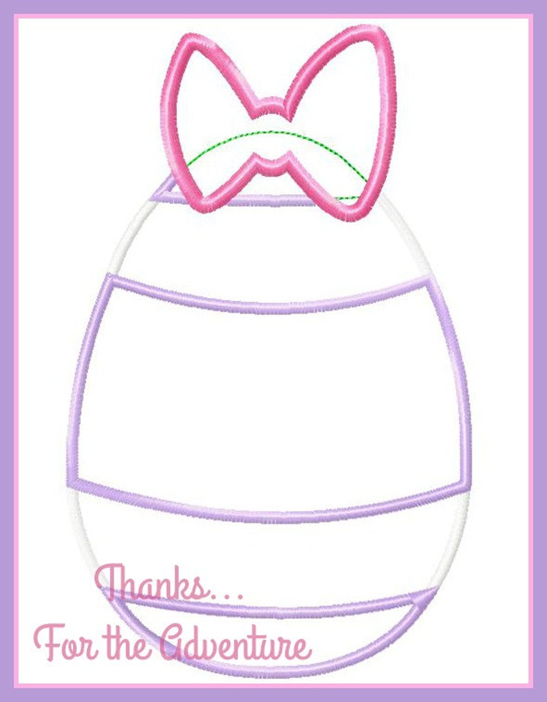 Daisy Duck Easter Egg Digital Embroidery Machine Applique Design File ...
