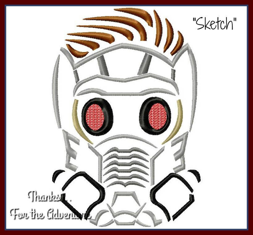 Peter Quill Star Lord From Guardians of the Galaxy Sketch Digital ...