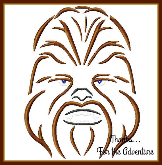 Chewbacca From Star Wars the Force Awakens Sketch Digital | Etsy