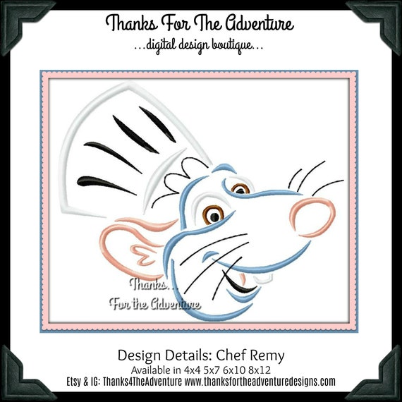 Sketch Remy the Little Chef From Ratatouille Food and Wine | Etsy