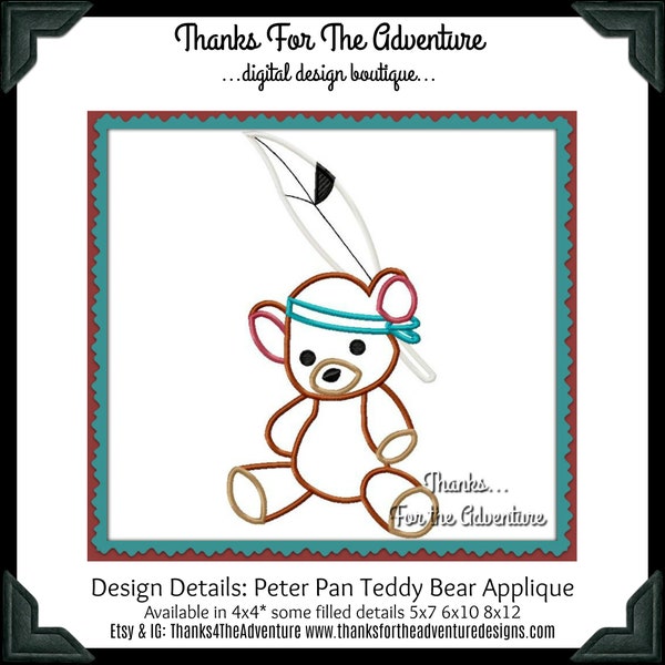 Peter Pan Teddy Bear - Etsy